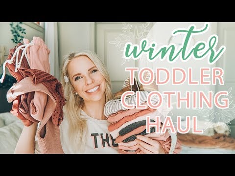 HUGE TODDLER CLOTHING HAUL / WINTER 2019 / Caitlyn Neier - YouTube