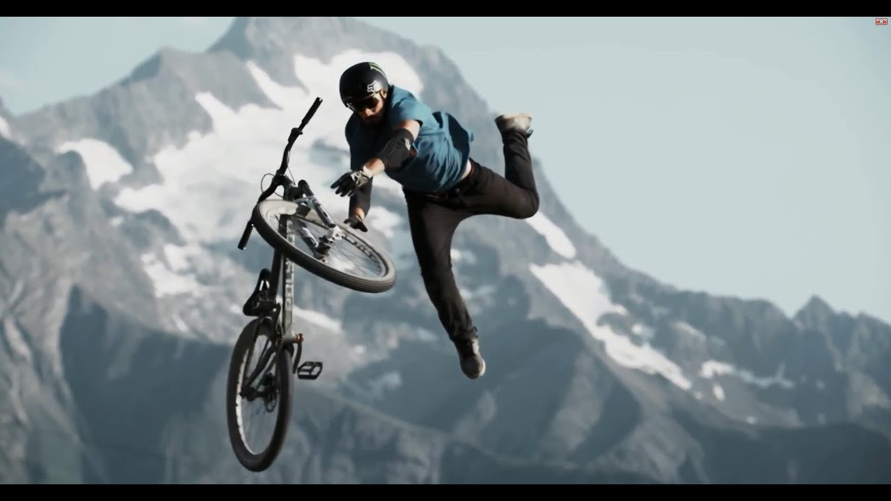 Slopestyle MTB in Breathtaking Slow Motion Crankworx Les 2 Alpes - YouTube