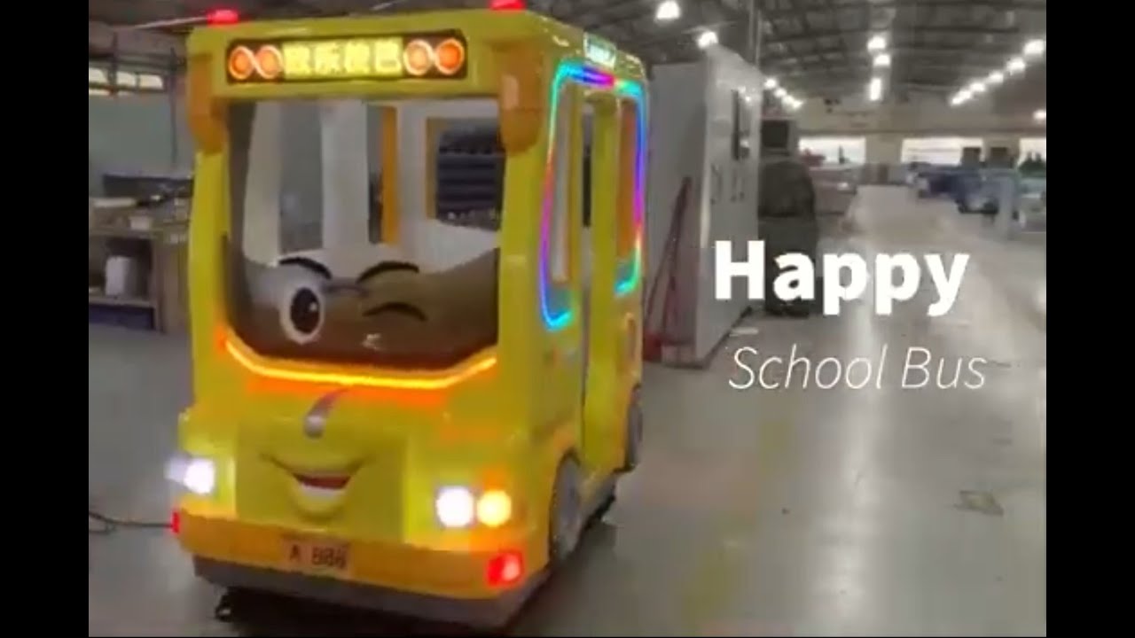 Happy School Bus | Kiddie Ride | Brand NEW - YouTube