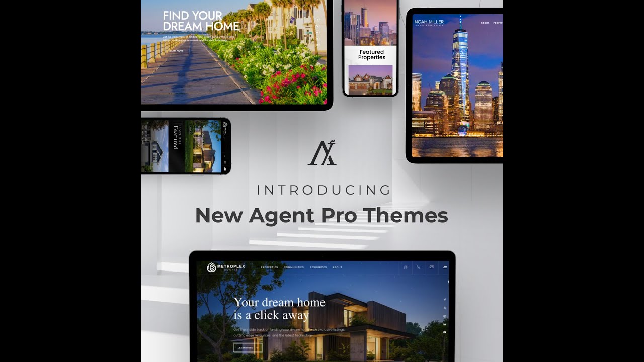 New Agent Pro Themes - YouTube