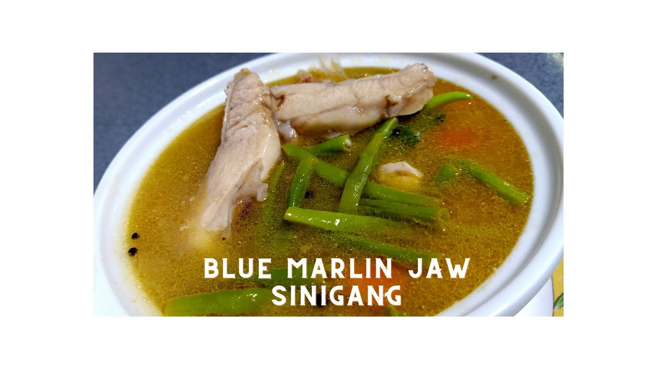 How to Cook: Blue Marlin Jaw Sinigang - YouTube