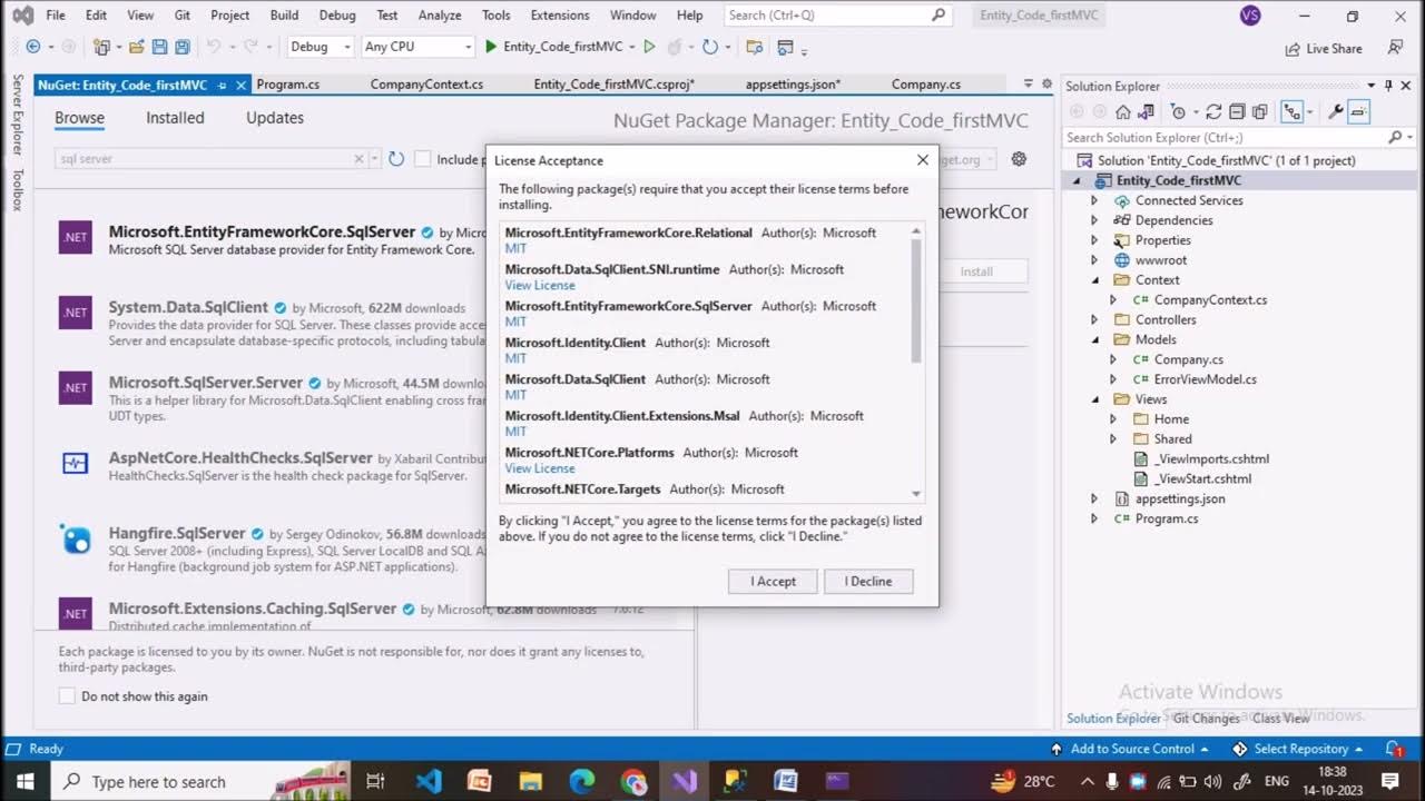 mvc entity framework code first step by step Entity Framework for Beginners CRUD - YouTube
