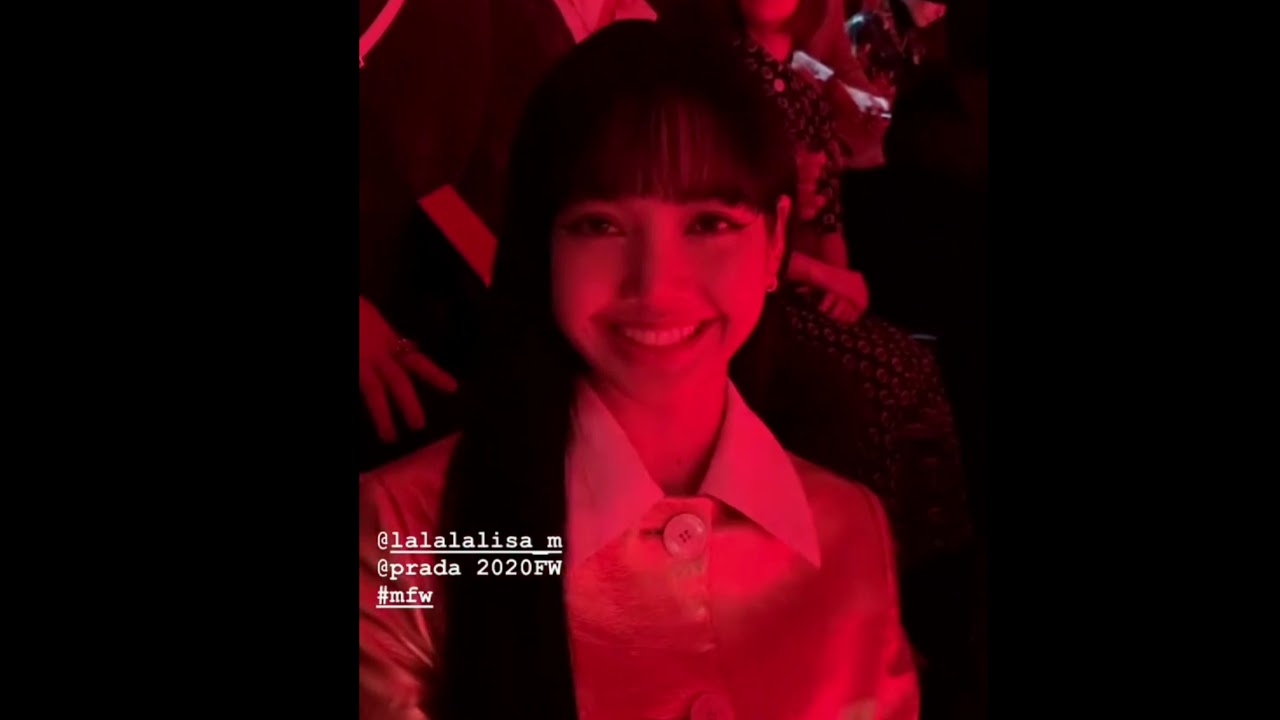 BLACKPINK LISA : PRADA #PRADAFW20 - YouTube