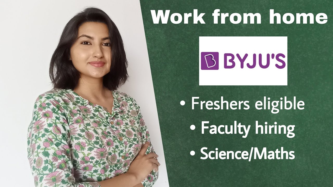 Faculty hiring | Freshers eligible | BYJUS HIRING TEACHERS | edtech ...