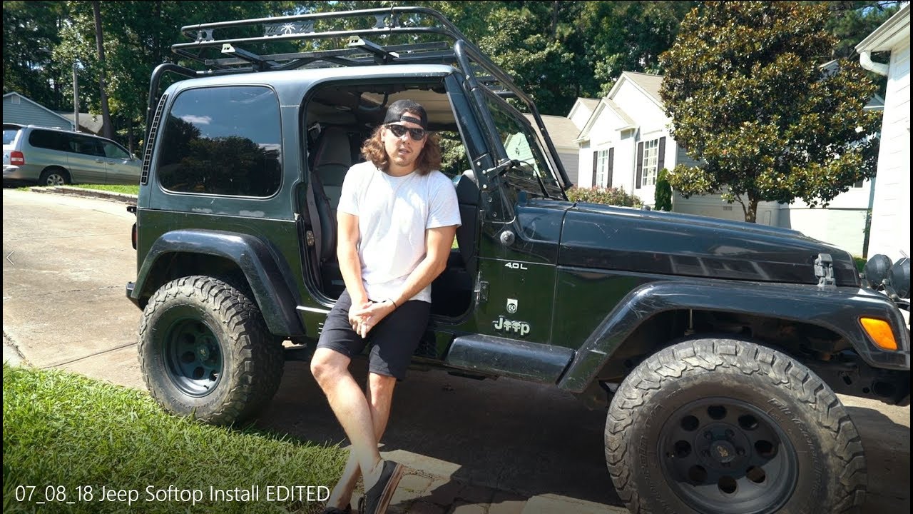 2001 Jeep TJ - Bestop Black Diamond Supertop NX INSTALL - YouTube