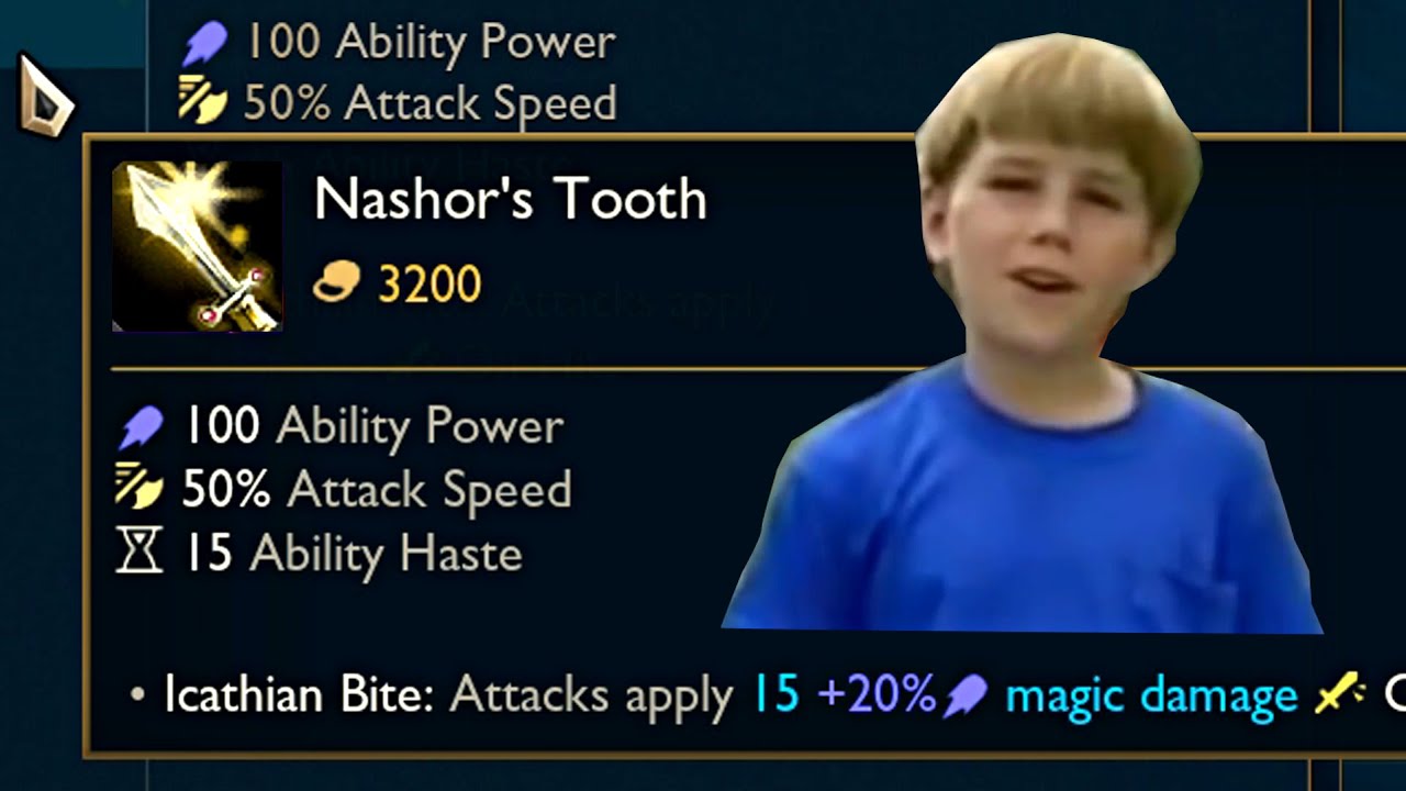 Old Nashor's Tooth is BACK?! - YouTube
