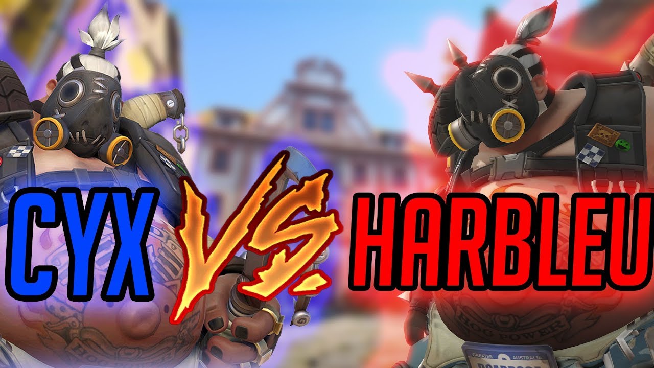 Cyx Vs Harbleu Roadhog Overwatch Youtube