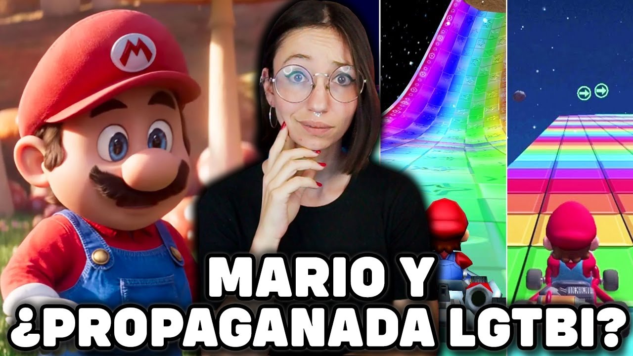 MARIO BROS LA PELÍCULA ¿Propaganda LGTBI por la RAINBOW ROAD? - YouTube