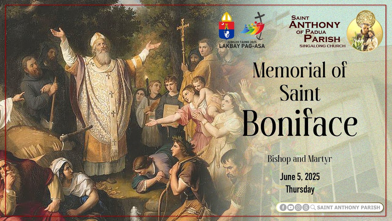 Memorial of Saint Boniface | 7:30 AM Holy Mass | June 5, 2025 - YouTube