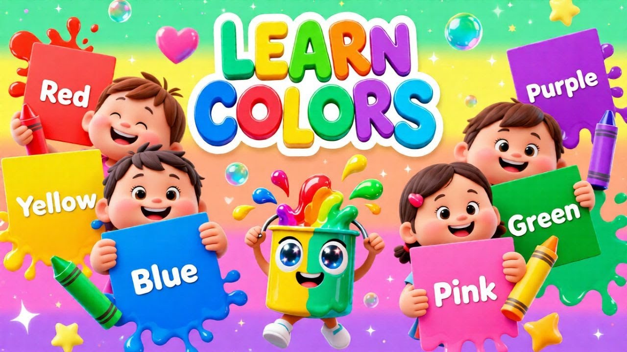 Learn Colors for Kids / Colors for Toddlers / Learn Colors name in ...
