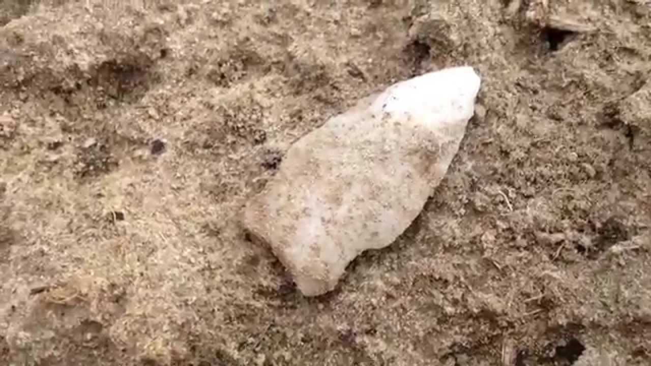 Smooth, Balanced QUARTZ Arrowhead! ~ 306 Artifact Find! May 2015 - YouTube