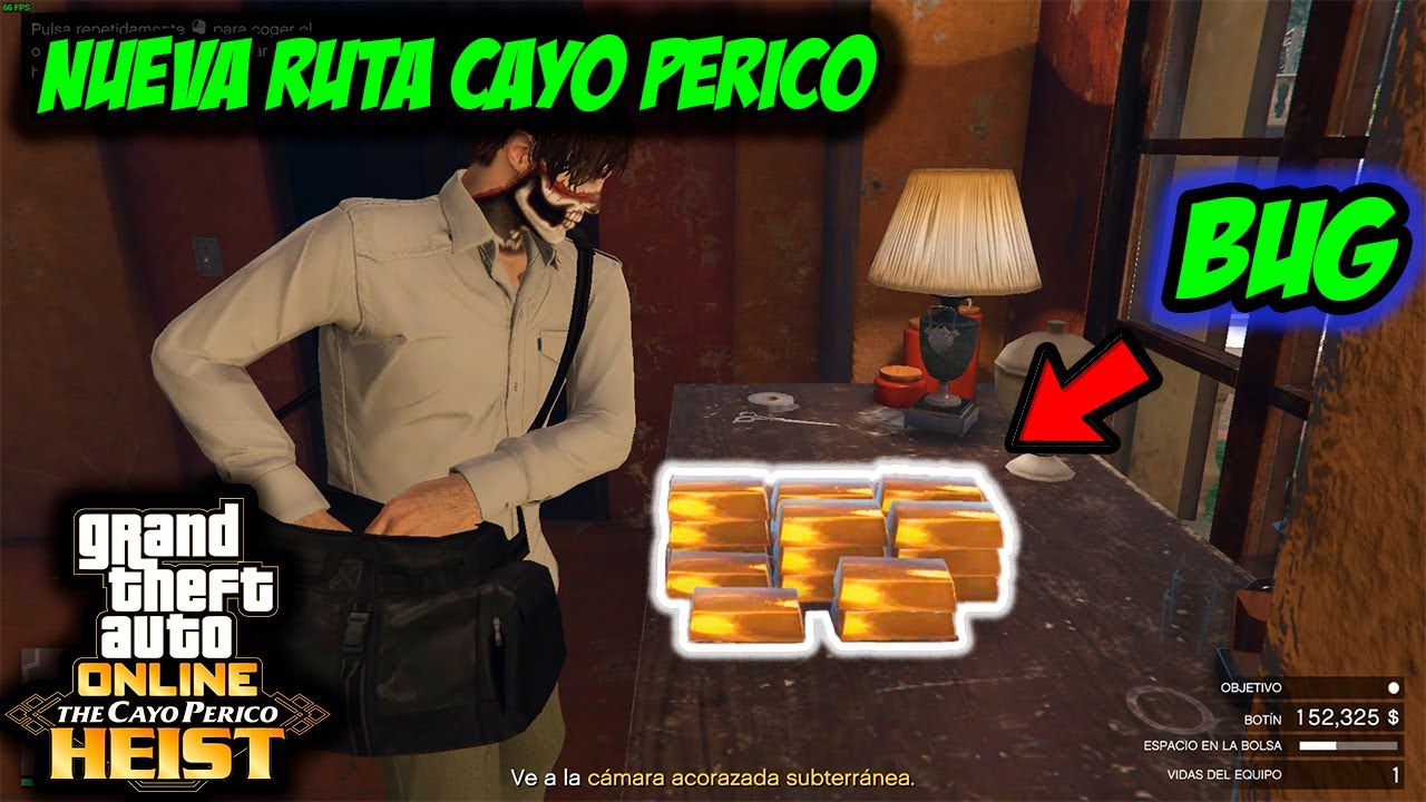 NUEVA RUTA CAYO PERICO en MODO SOLO, BUG DE ORO, MODO ELITE [EZ CAYO ...
