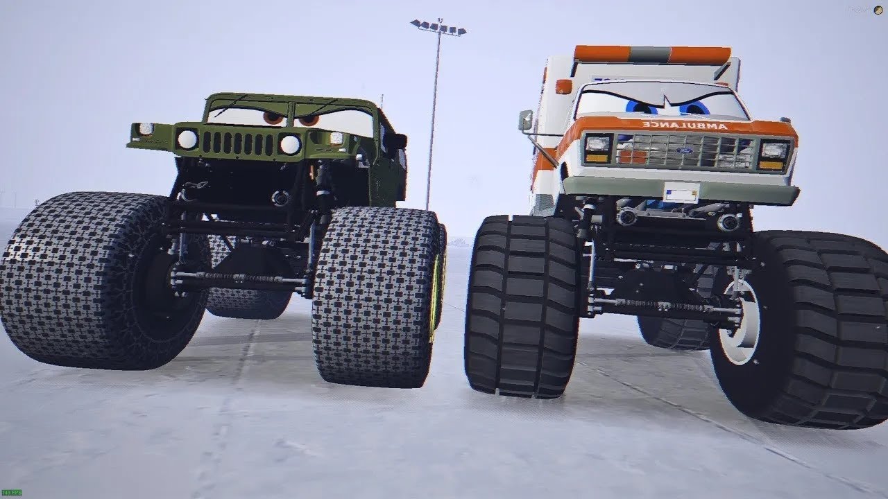GTA 5 Cars Monster Trucks Mods oi3 ViP FiveM @McQueenandFriends @crazy ...