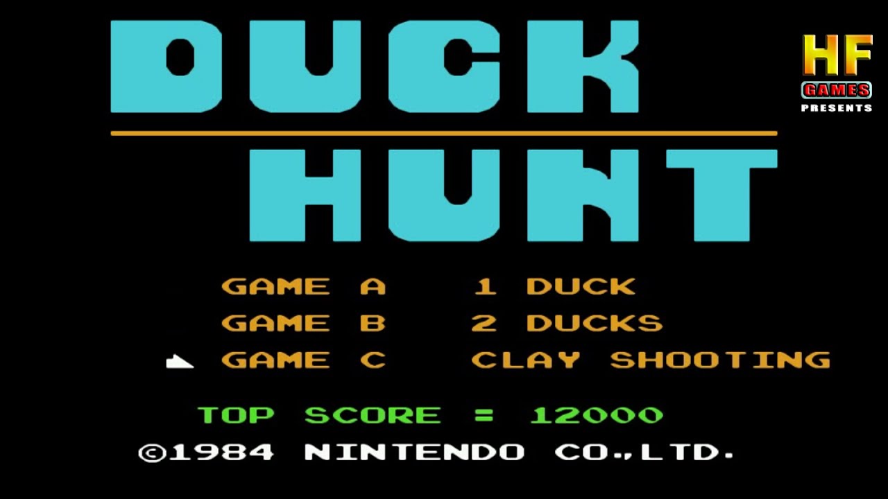 Duck Hunt. Clay Shooting Mode. NES [Walkthrough (10 Rounds ...