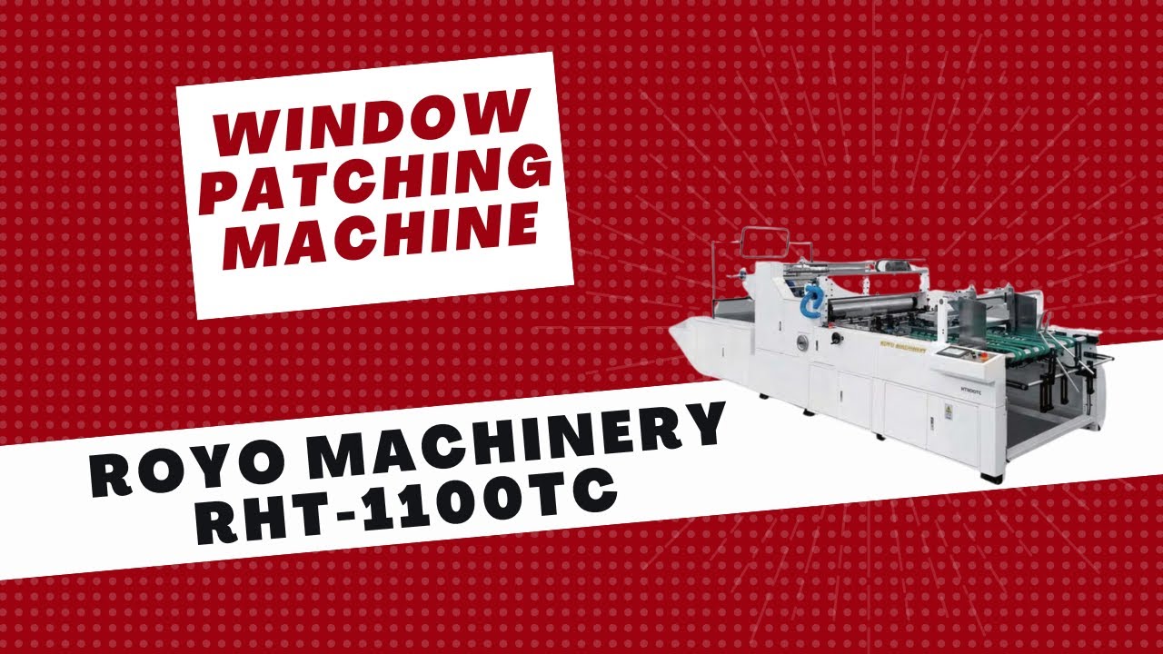 Window Patching Machine Royo Machinery RHT-1100TC | Pegadora de Ventanas Royo Machinery RHT ...