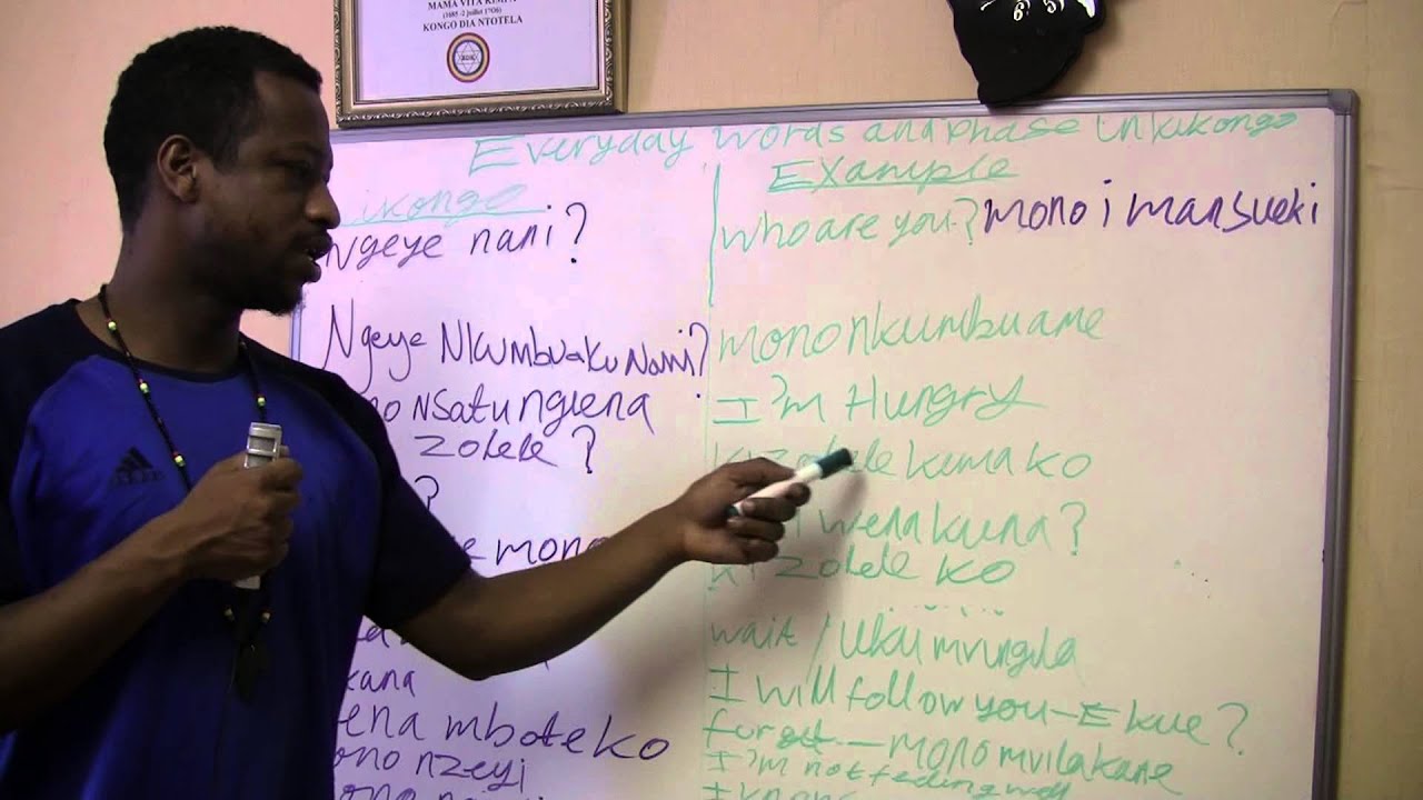 EVERYDAY WORDS AND PHASE IN KIKONGO - YouTube
