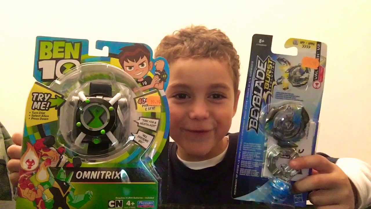 Ben 10 vs BeyBlade with Stav - YouTube