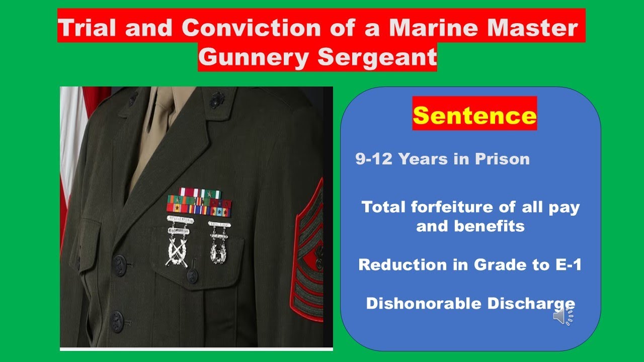 Trial and Conviction of a Marine Master Gunnery Sergeant - YouTube