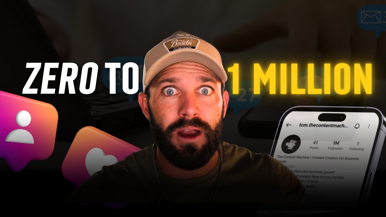 How to grow from Zero to 1 MILLION followers or more - YouTube