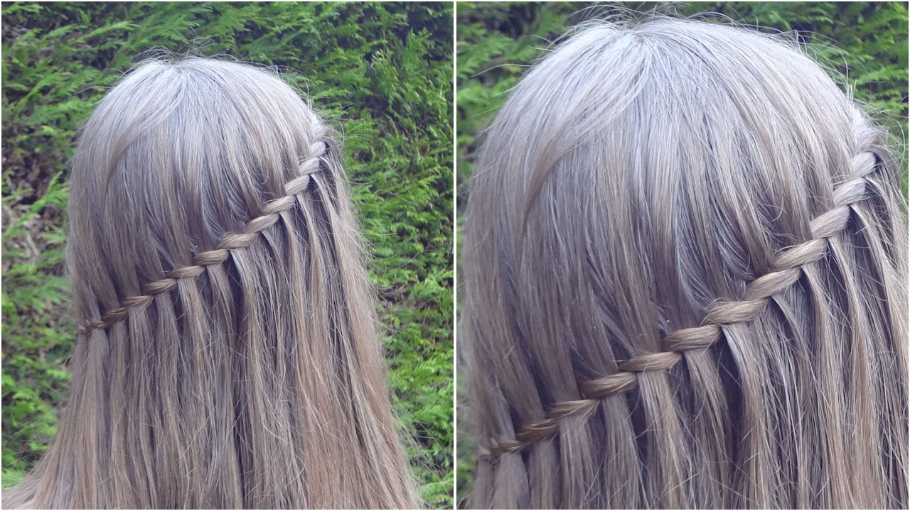 DIY Waterfall twist tutorial (waterfall rope braid) - YouTube