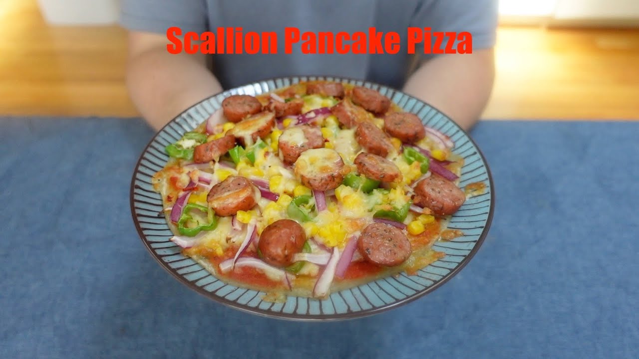 [Saturday Update] Scallion Pancake Pizza | A Tasty Fusion! 🍕🌱 - YouTube