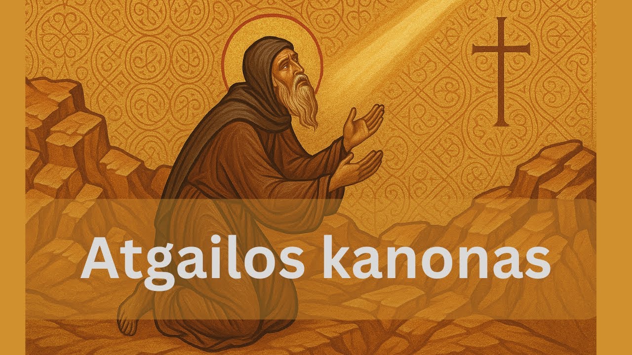 Atgailos kanono maldos, padedančios pasiruošti išpažinčiai - YouTube