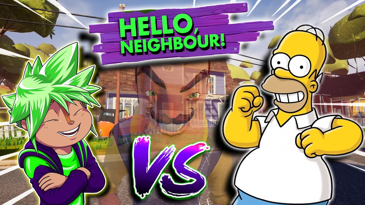CHIPMUNK vs HOMER SIMPSON | Hello Neighbor Mod - YouTube