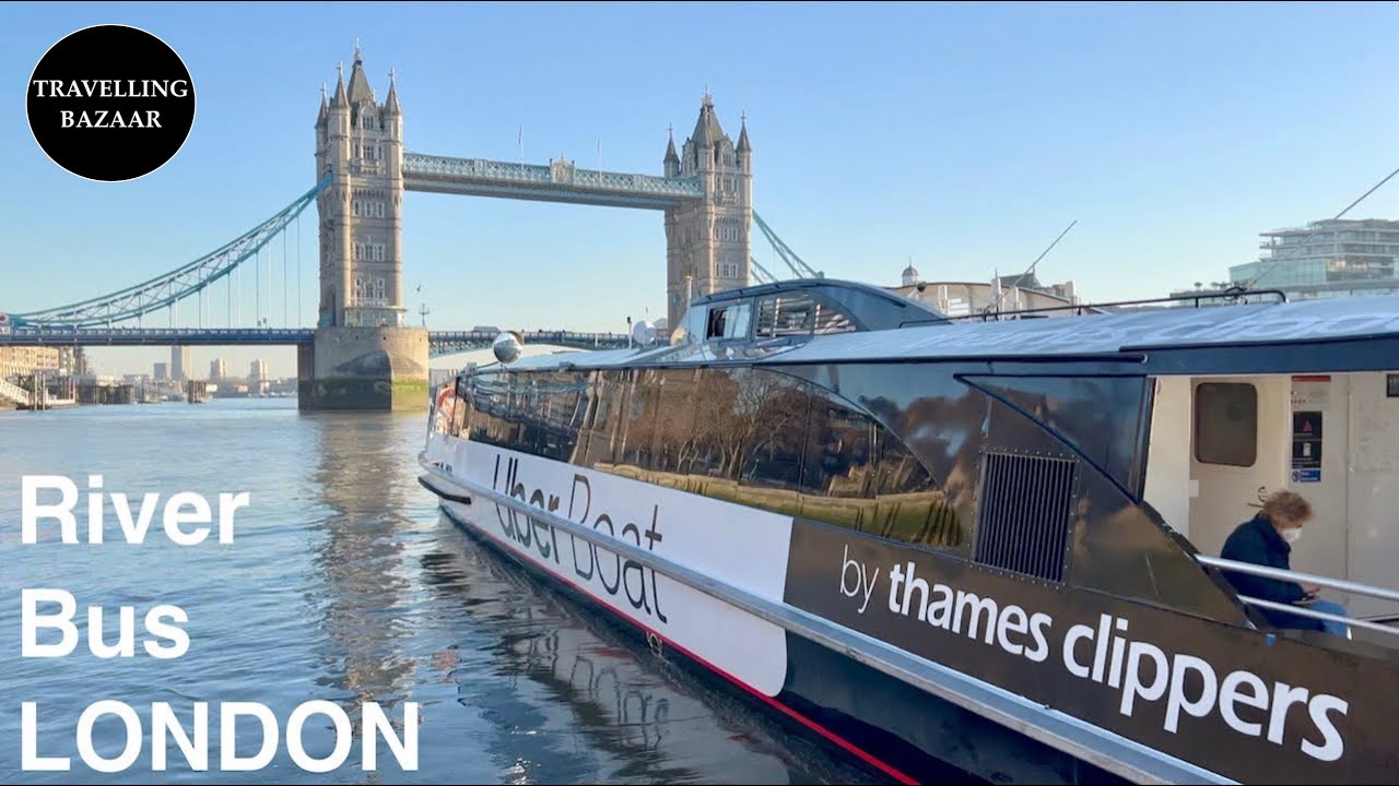 🌎 Thames Clippers River Bus | Fantastic Views of London | UK - YouTube