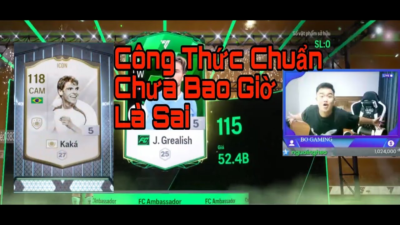 [BOFC] Công Thức Để Đập KaKáIcon Dễ lên 5 nhất của BoGaminh Trong Ngày ...