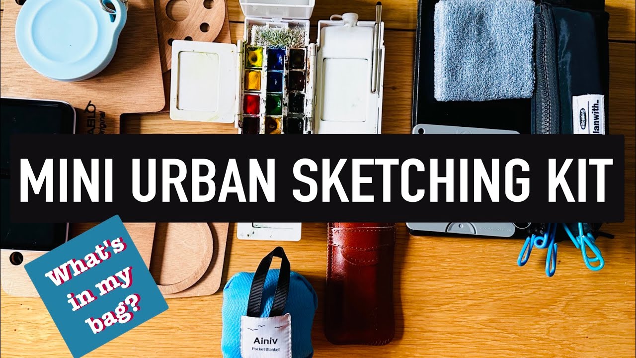 My favourite art supplies for urban sketching / plein air watercolour ...