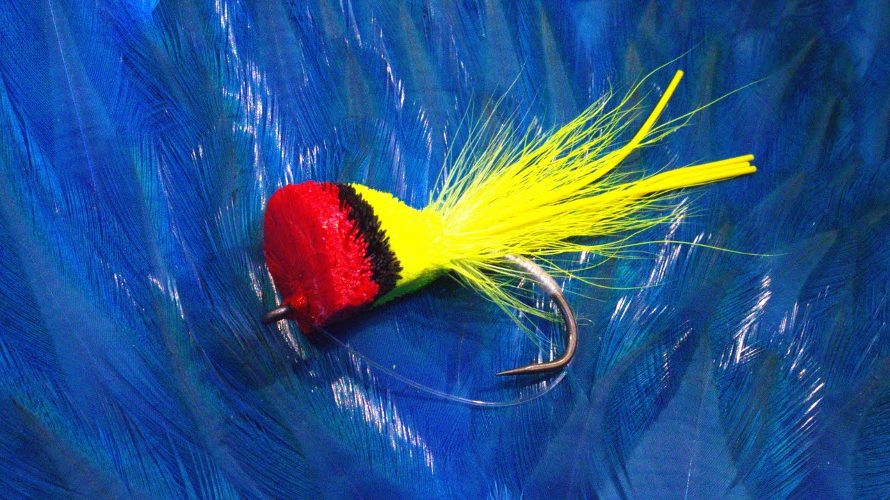 Fly Tying: Hair bugs 101 Part 2.3, Flat Faced Popper - YouTube
