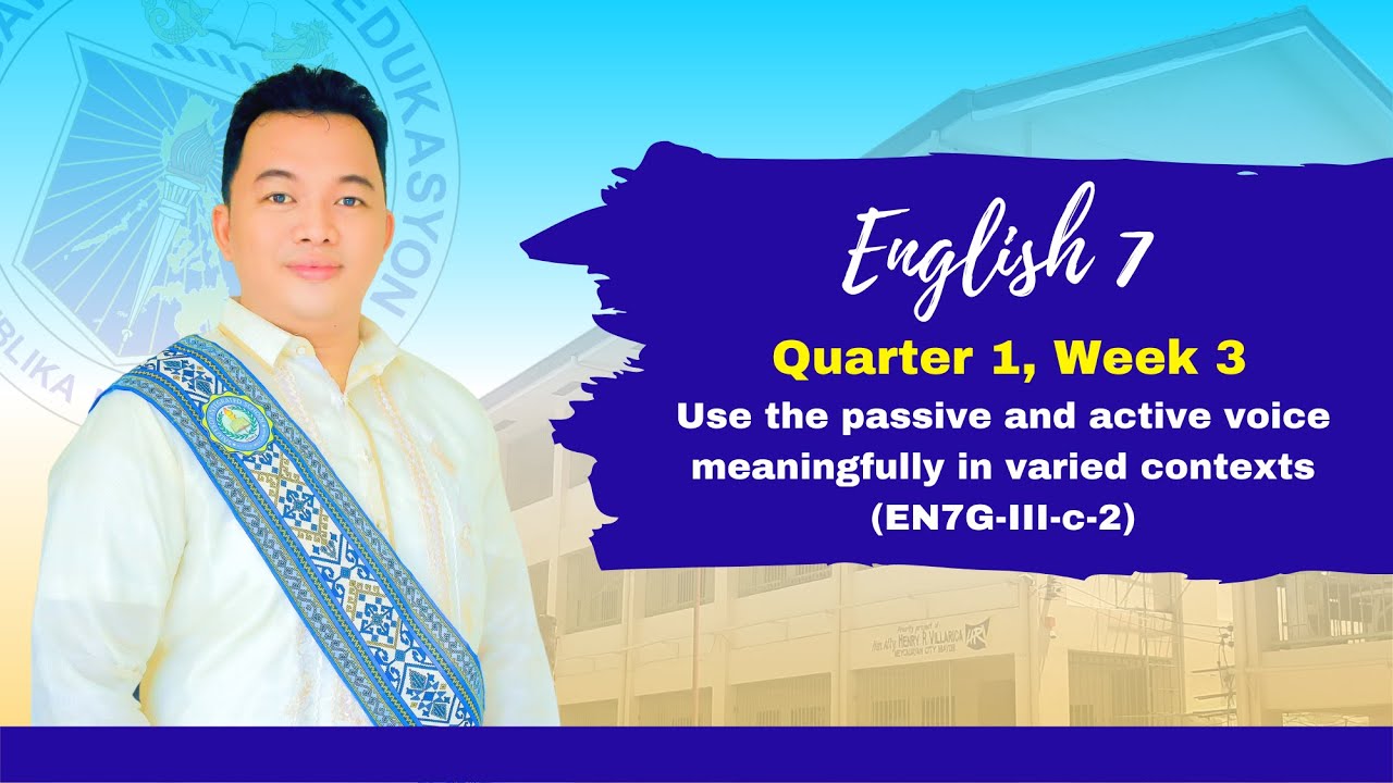 ENGLISH 7 QUARTER 1 WEEK 3 | MELC: EN7G-III-c-2 - YouTube