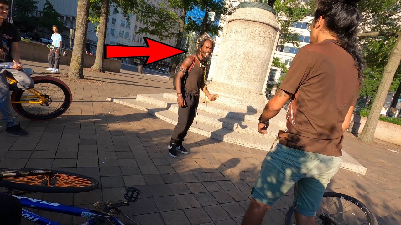 WEIRDEST ENCOUNTER ON BIKE RIDE ( *DUDE WAS WEIRD*) - YouTube