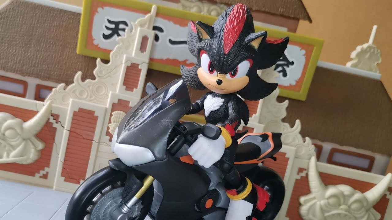 Shadow with Motorcycle - Sonic The Hedgehog 3 Movie Figure - #sonic ...