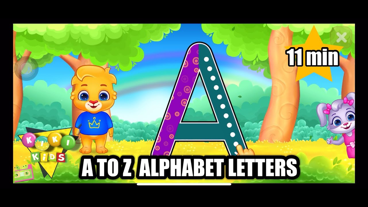 A TO Z ALPHABET LETTERS | ABC EDUCATION STORIES FOR CHILDREN - YouTube
