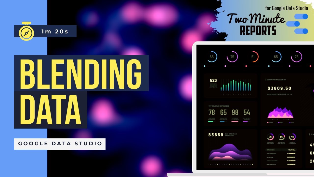Blending Data in Looker studio | Two Minute Reports | Blending 2 Data ...
