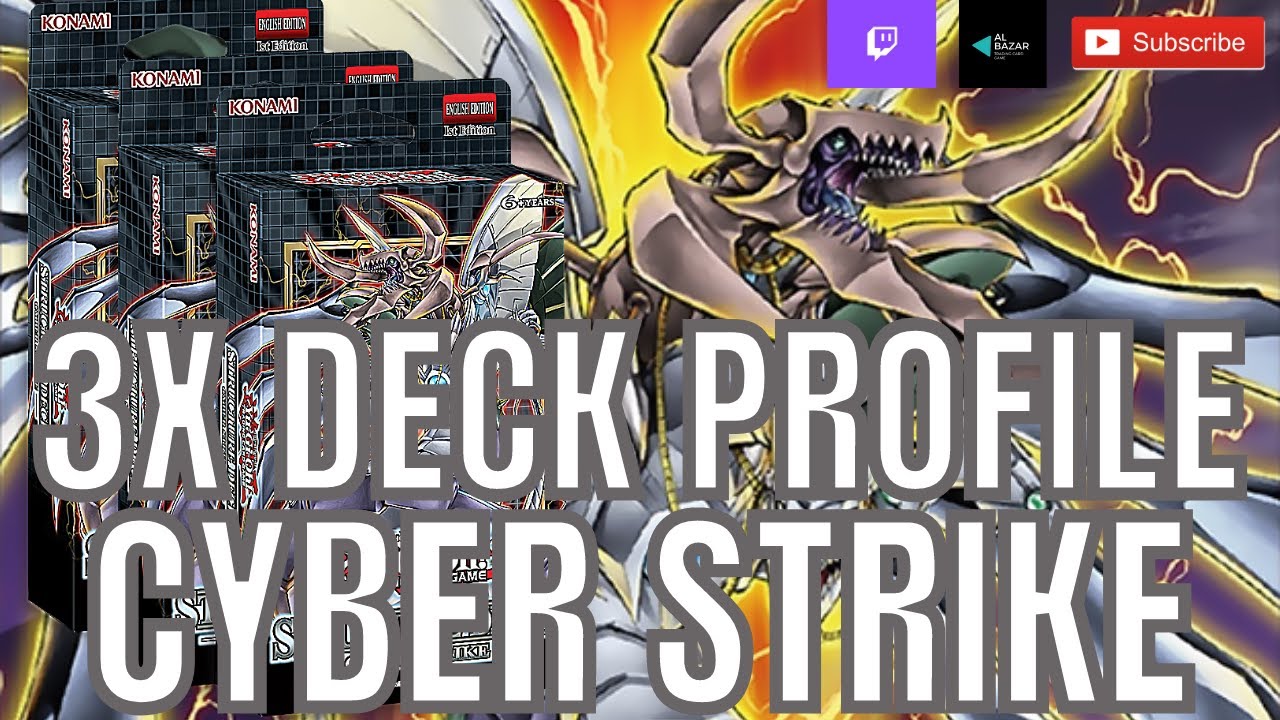 Deck Profile CYBERDARK 3X Structure Deck CYBER STRIKE + SIDE DECK ...
