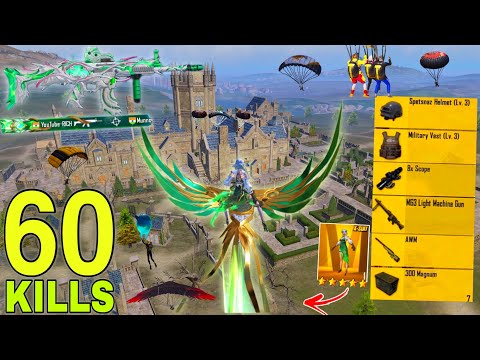 60 KILLS!!😱 IN TWO GAME MY NEW RECORD in NEW MODE🔥Pubg mobile