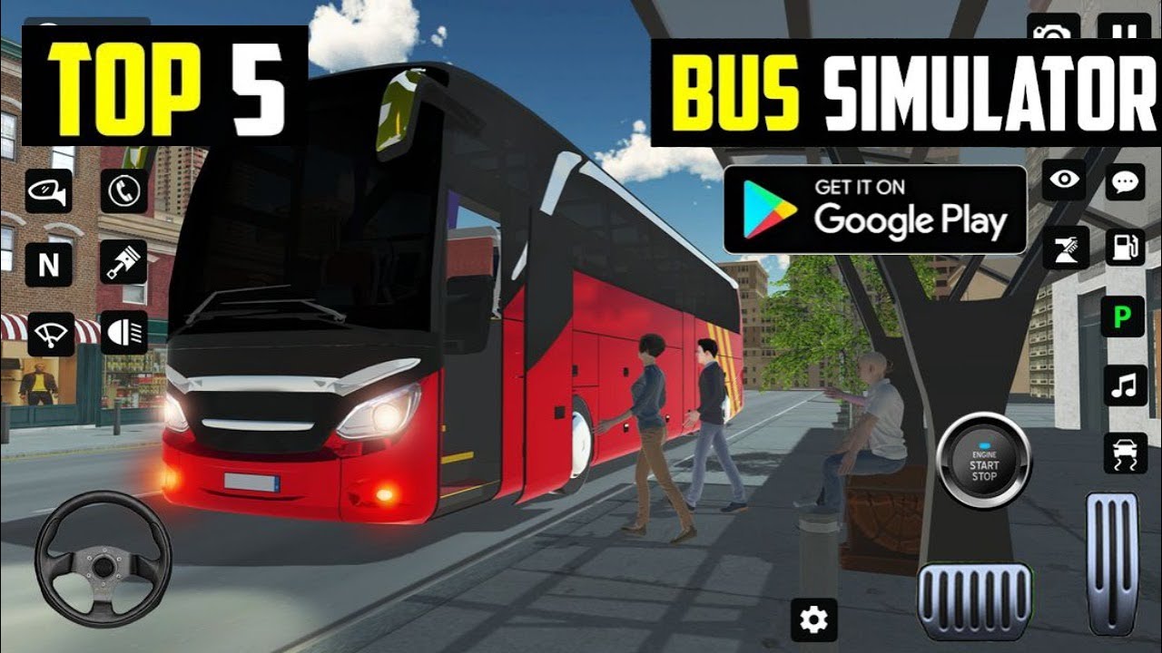 Top 5 offline bus simulator games for Android||best bus games for ...