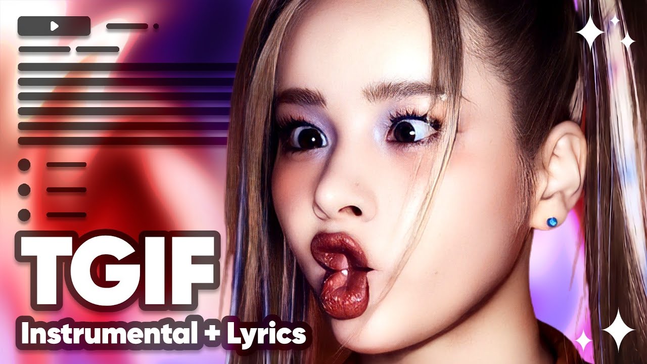 XG - TGIF ( Instrumental + Lyrics Karaoke ) - YouTube