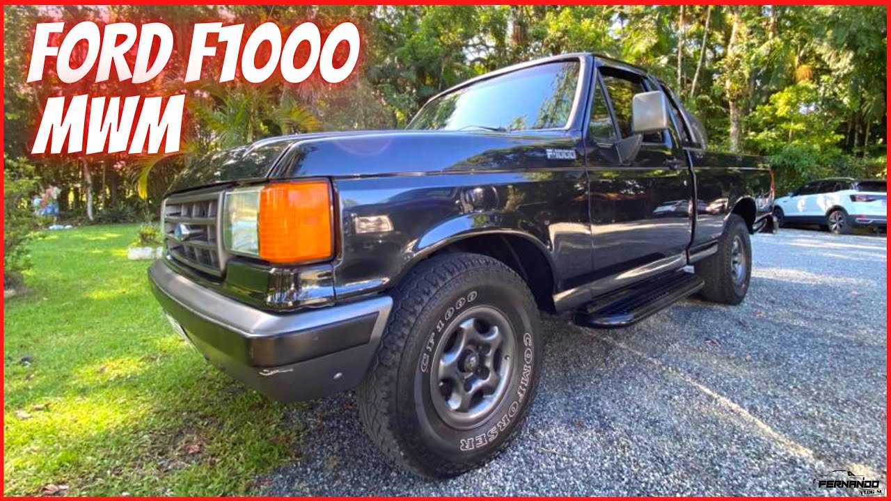 FORD F1000 ANO 1994 MOTOR MWM - YouTube
