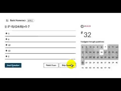 Basic Numeracy Test Level 1 Freelancer - YouTube
