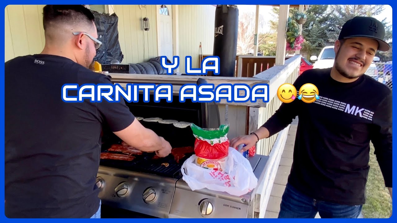 CARNE ASADA CON LOS COMPAS 🔥😂| EL COMPA LALO - YouTube