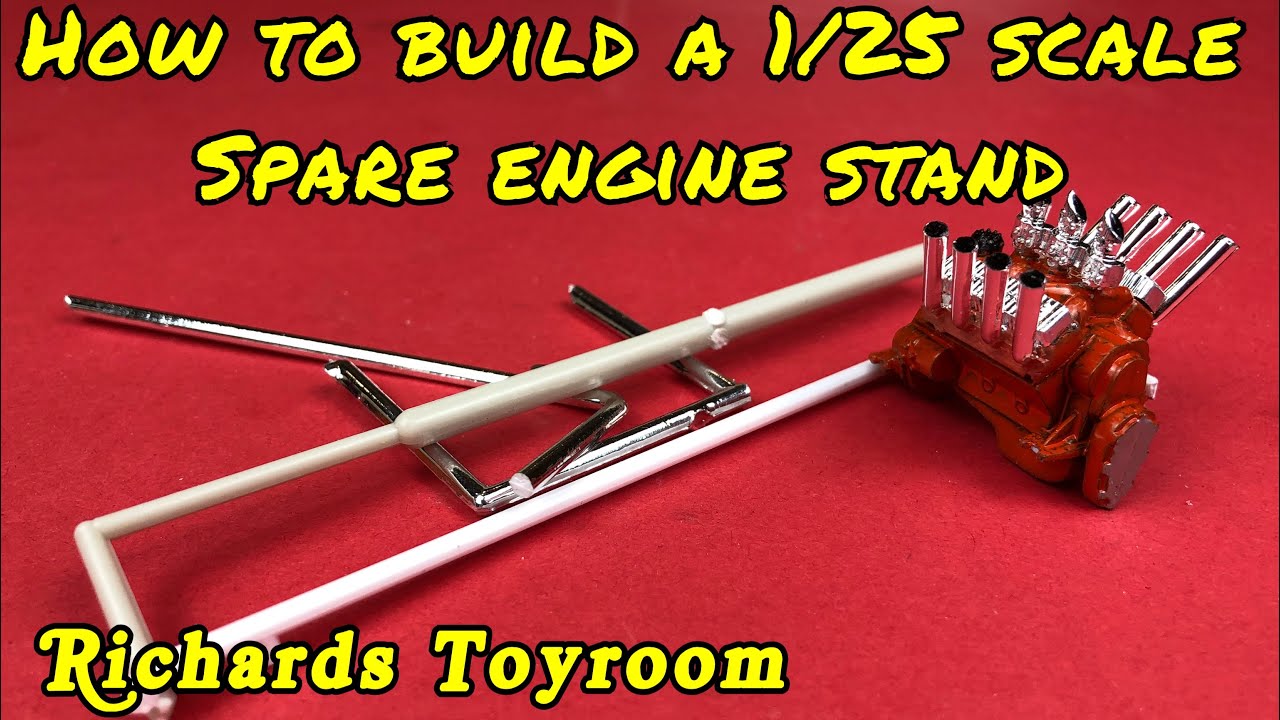 Plastic Model Kit Tips: How to Build an Engine Stand For Spare Motors ...