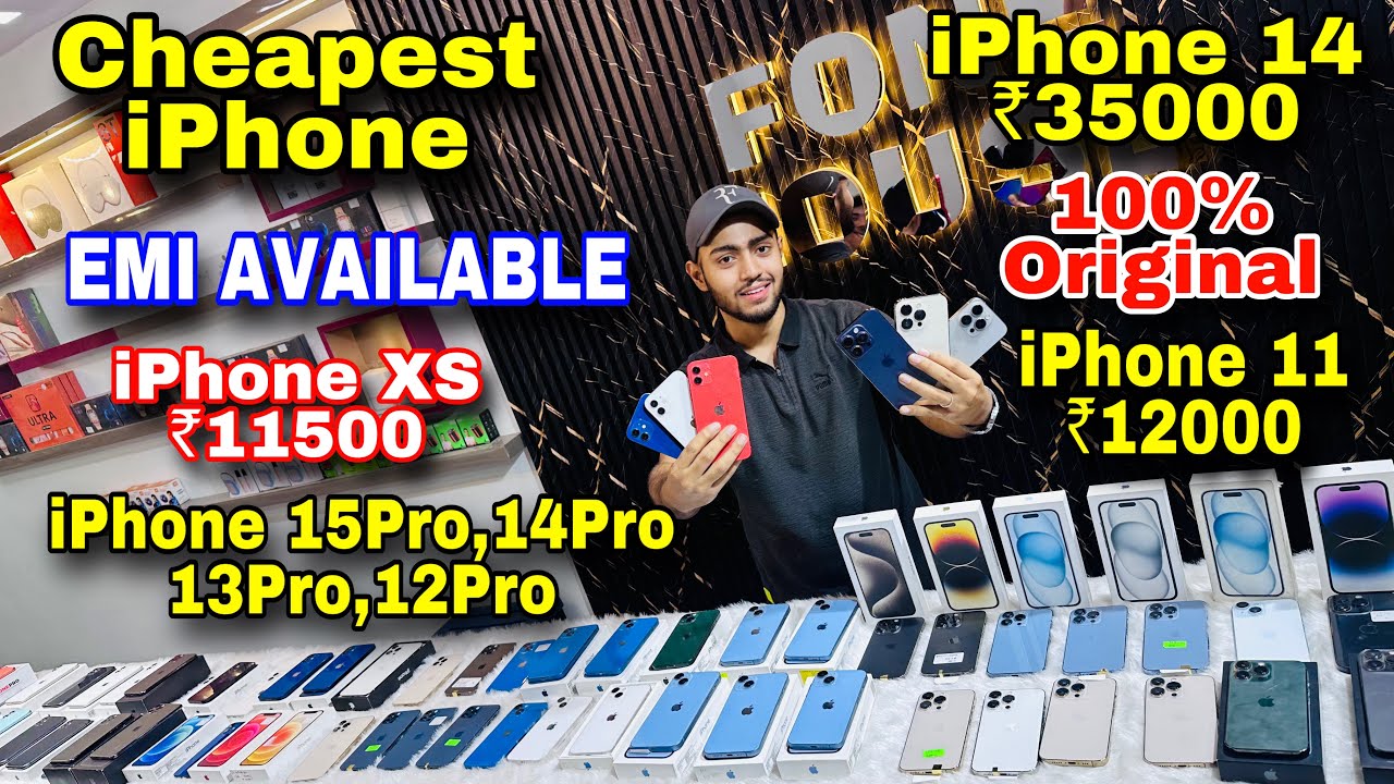Biggest iPhone Sale Ever 🔥| Cheapest iPhone Market | Second Hand Mobile ...