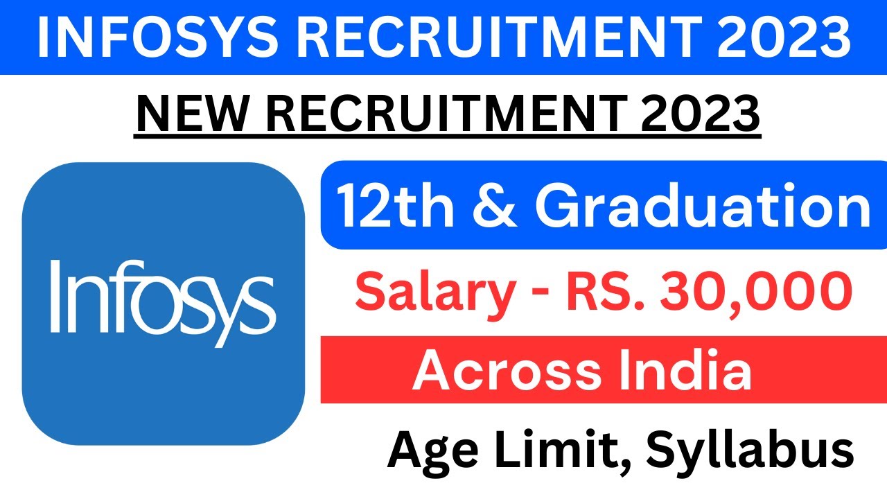 Infosys Recruitment 2024 | Infosys Vacancy 2024 | Official Notification ...