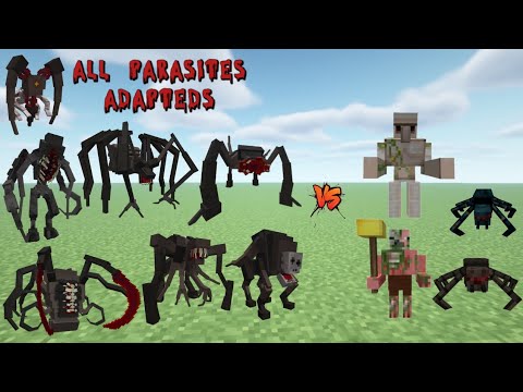 All Parasites Adapteds (Scape and Run Parasites MOD) VS. Mutant Mobs ...