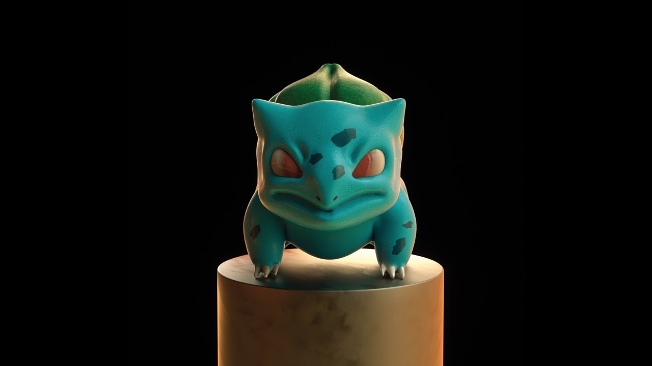 Bulbasaur Turntable | zBrush Turntable - YouTube