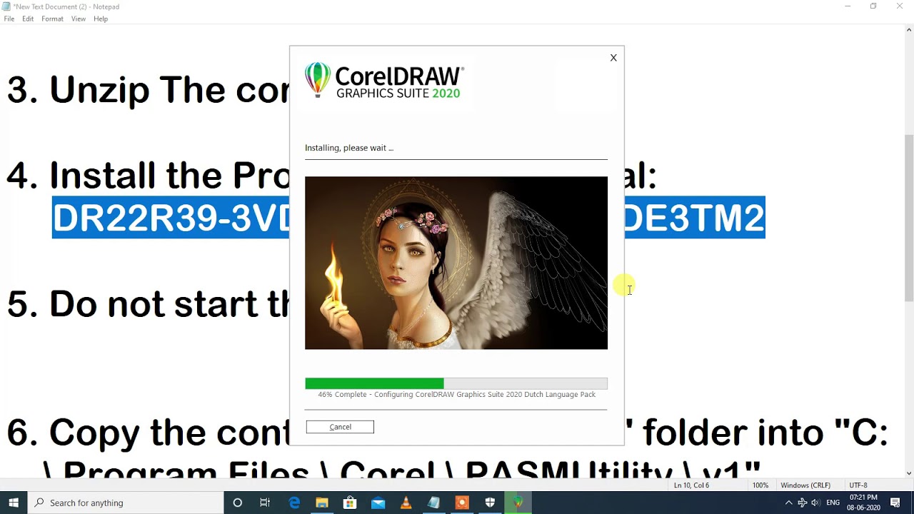 How To Install Corel Draw 2020 - YouTube