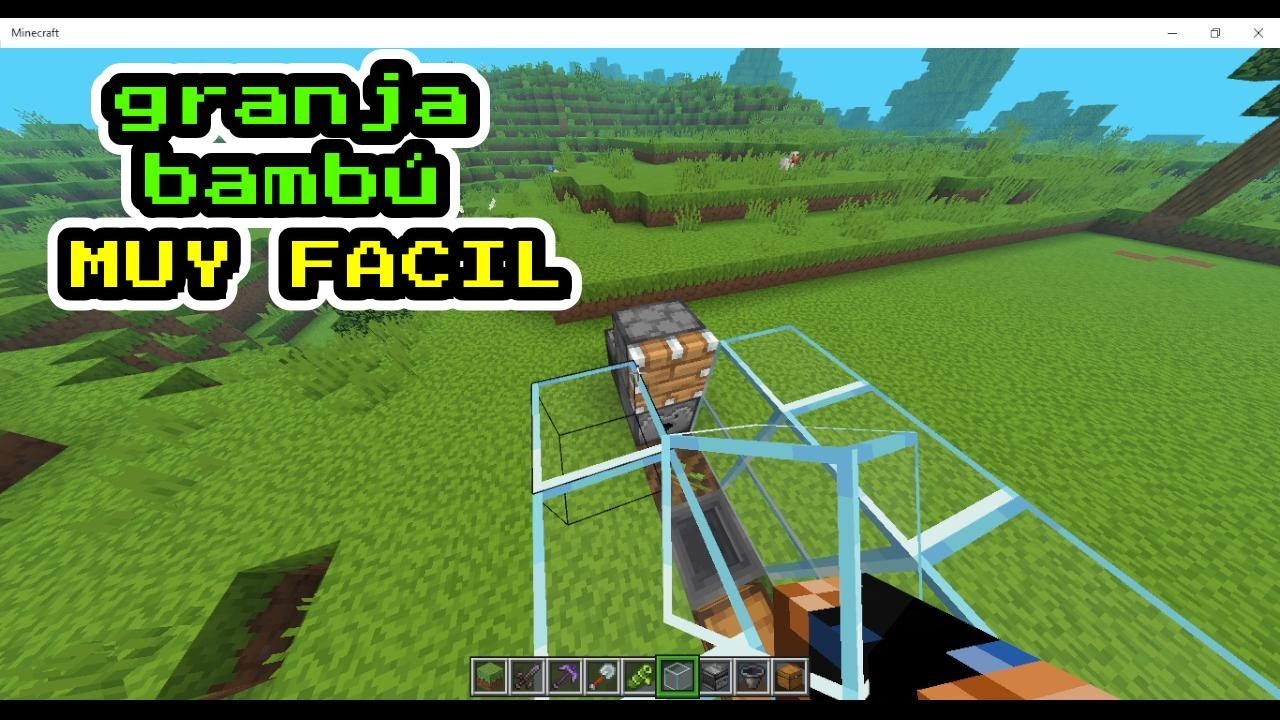 granja de bambú super fácil - YouTube